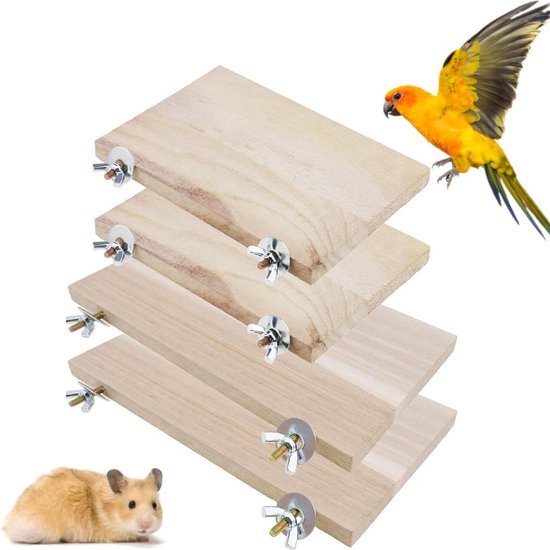 Rechthoekig Platform voor Kooi - Accessoireset voor Kleine Dieren ...