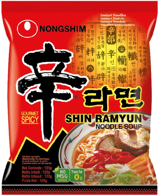 Nong Shim Instant Noedels Shin Ramyun 20 x 120 g | bol
