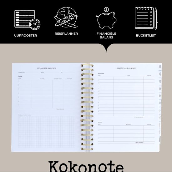 Weekplanner Dusty Pink - Weekagenda 17 Maanden 2024 2025 - Weekkalender ...