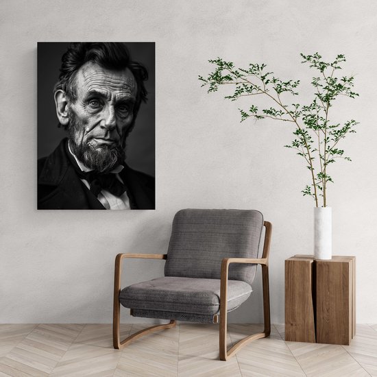 Abraham Lincoln Poster - Politiek - Geschiedenis - Zwartwit - Iconische ...