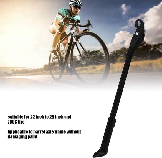 Aluminum Bicycle Side Stand for 22 Inch to 29 Inch 700C Tire Road Bike ...
