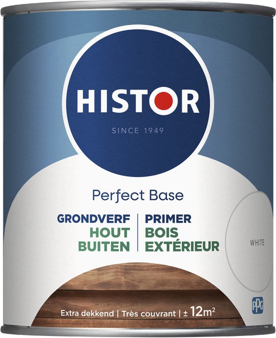 Histor Perfect Base Grondverf - Houtverf - Primer Verf voor Buiten ...