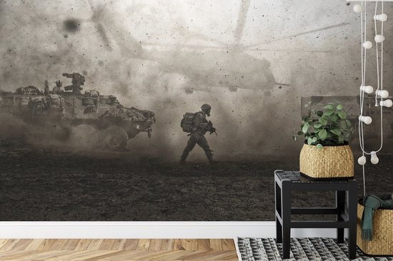 Fotobehang Leger In De Woestijn | bol