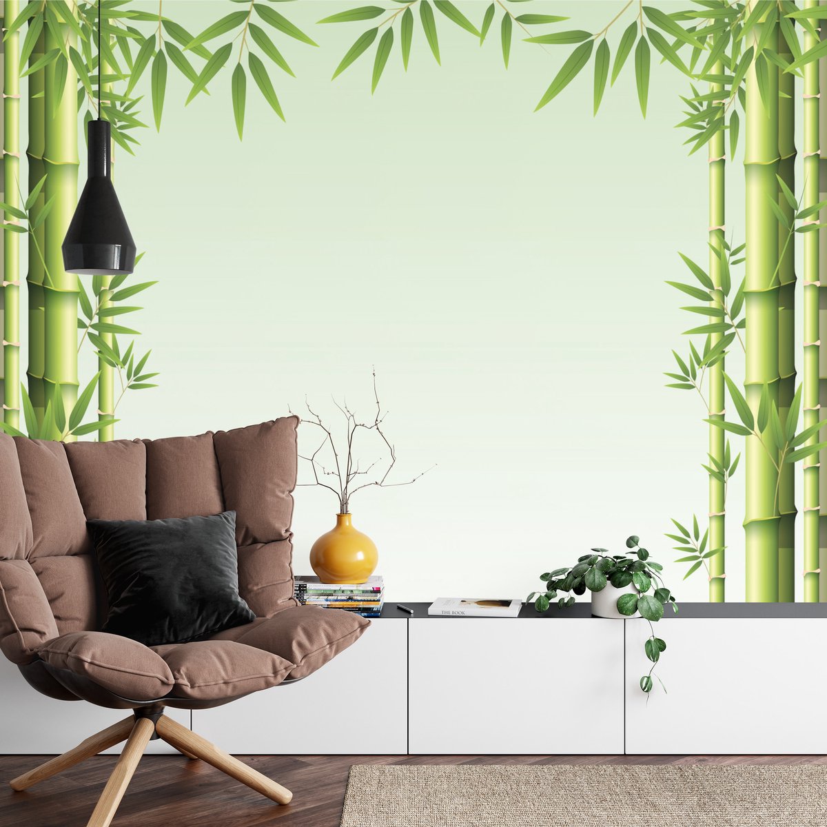 Fotobehang Bamboo Bos - Vliesbehang - 405 x 270 cm | bol.com