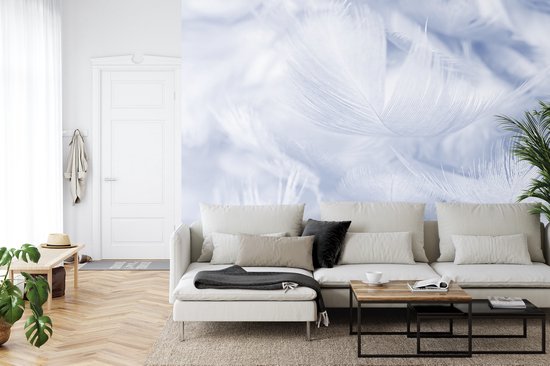 Fotobehang Veren In Blauw | bol