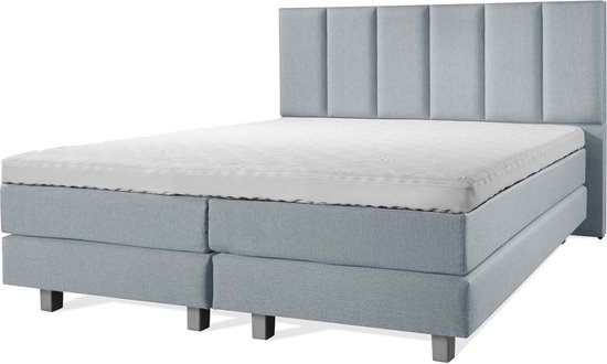 Boxspring Luxe 180x210 Vertical Ijsblauw | bol
