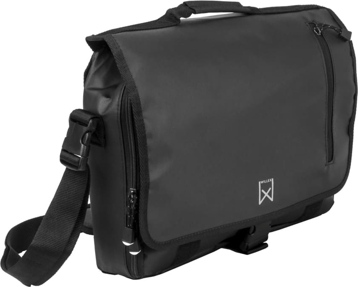 Willex Messenger Bag - Enkele Fietstas - 10 liter - Zwart | bol