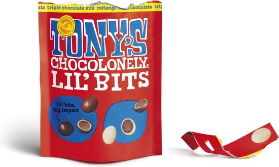 Tony's Chocolonely Lil'Bits Triple Chocolade Mix Balletjes - Mini ...