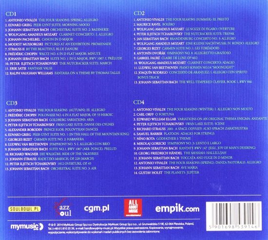 Classic & The City [4CD], Bostońska Orkiestra Symfoniczna | Muziek | bol