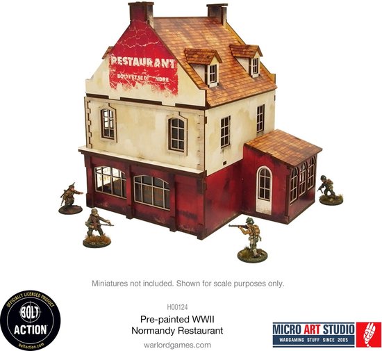 Pre-Painted WW2 Normandy Restaurant | bol