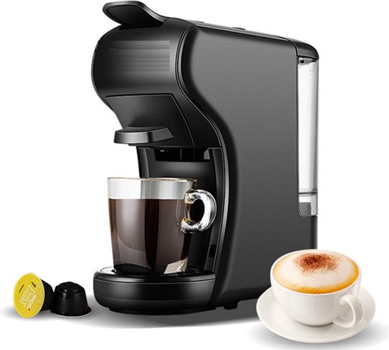 Happyment 4 in 1 Koffiemachine - Koffiezetapparaat - Koffie Automaat - Automatisch -... | bol