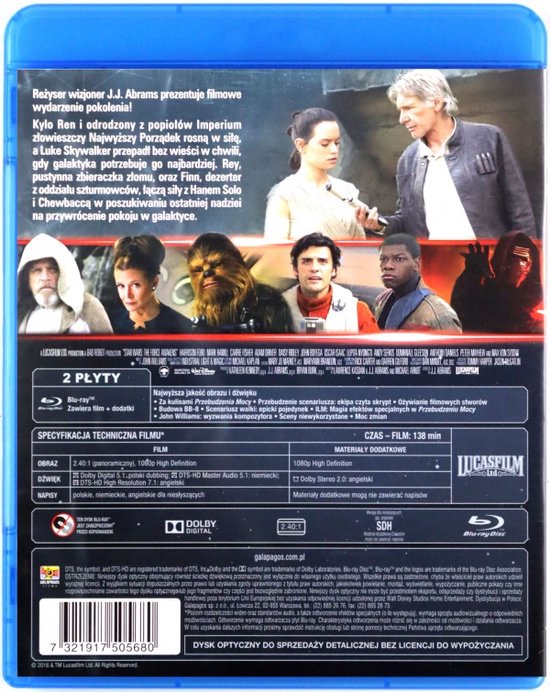 Star Wars: Episode VII - The Force Awakens [2xBlu-Ray] (Blu-ray), Bern ...