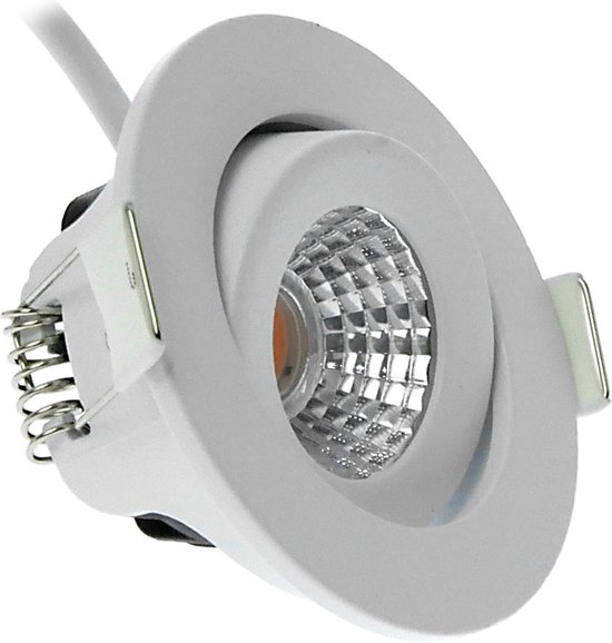 Led inbouwspot dimbaar, ondiepe inbouw, IP54, dim to warm, wit, klein ...