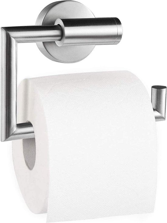 Toiletpapierhouder zonder boren, wc-rolhouder roestvrij staal, wc ...