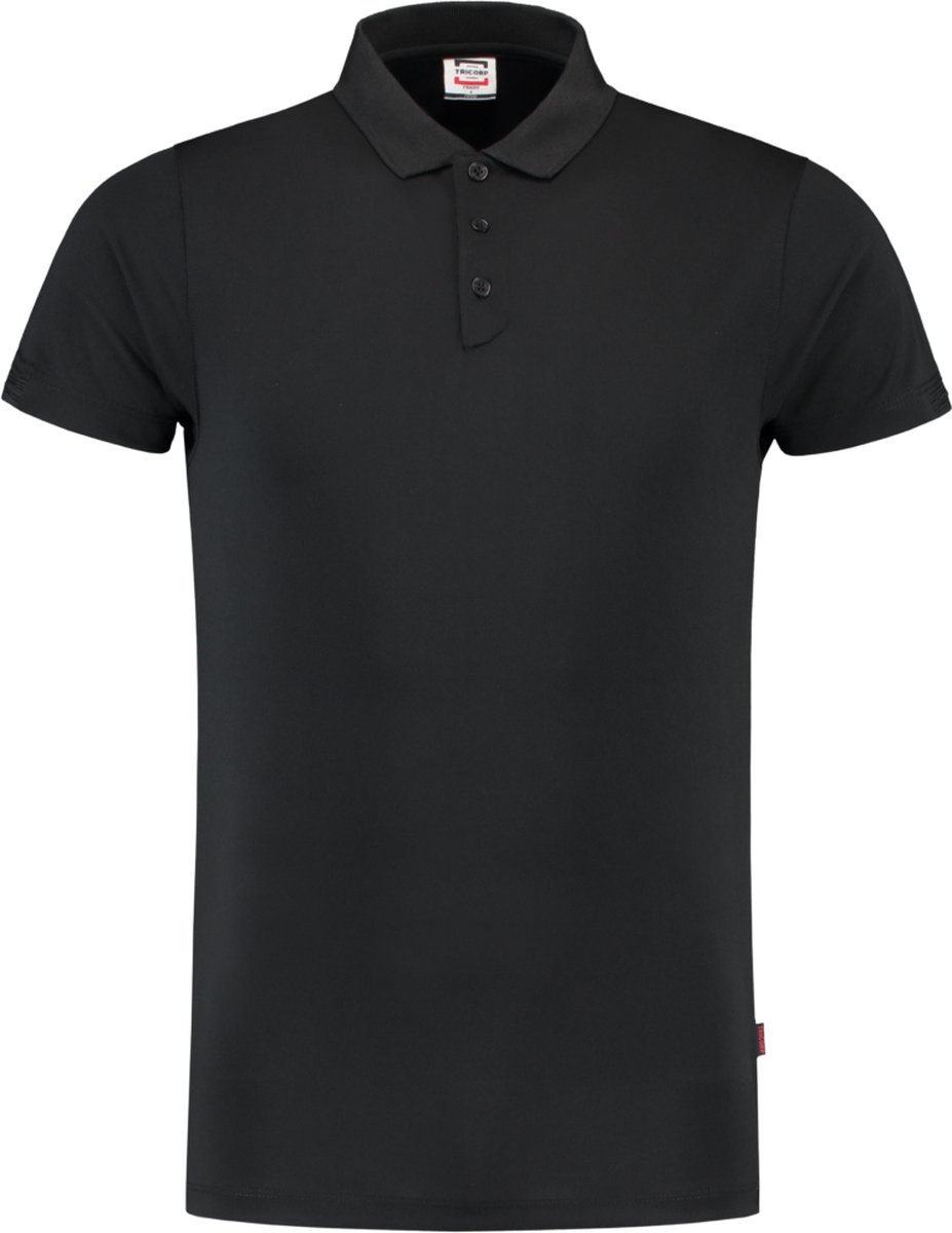 Tricorp 201001 Poloshirt Cooldry Bamboe Fitted - Zwart - Maat XS | bol