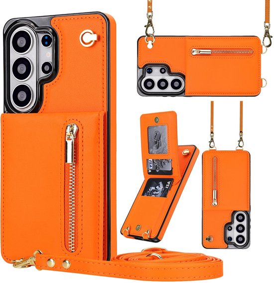 Hoesje geschikt voor Samsung S26 Ultra Hoesje met Koord - Solidenz S26 ...