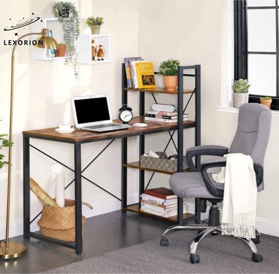 Lexorion UrbanRack - Computerbureau met Planken - Industrieel Design ...