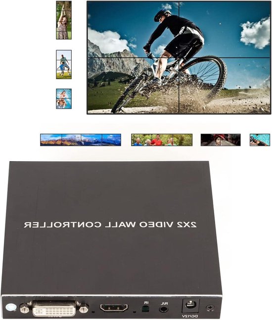 Video Wall Controller met DVI-ingang en Ondersteuning voor 180 Graden Beeldrotatie en... | bol