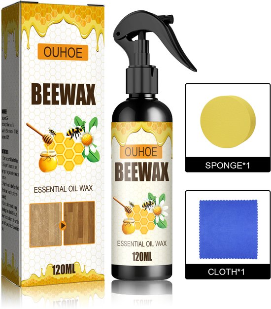 Meubels bijenwas spray meubelvloer onderhoud polijsten waterdicht anti ...