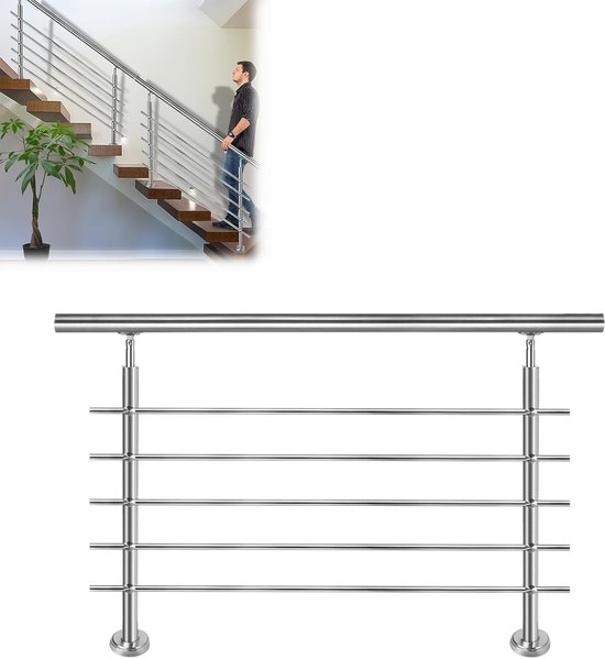 NAIZY leuning roestvrij staal outdoor indoor trap leuning voor trap ...
