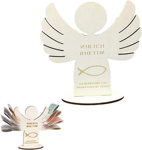 Deco Engel Gepersonaliseerd Decoratieve Houten Figuur Geldgeschenken ...