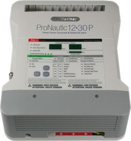 Pronautic 12/30 Amp 3-bank acculader | bol.com