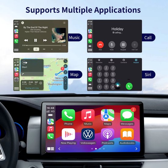 CarPlay Dongel - Draadloze CarPlay & Android Auto Adapter - 2 in 1 | bol