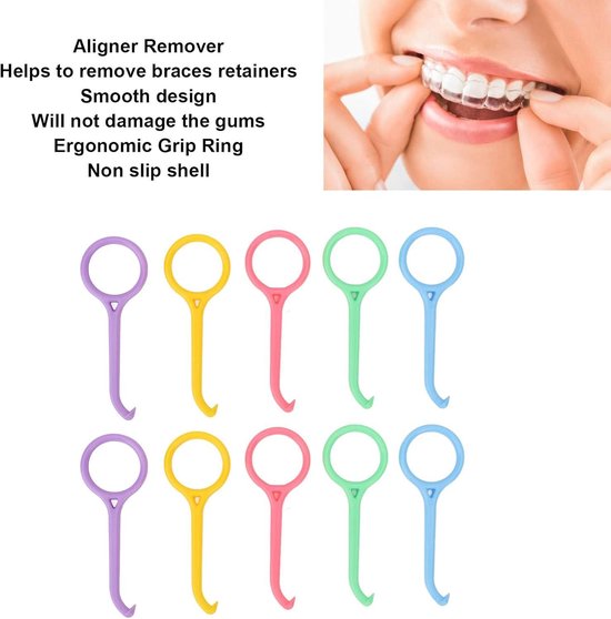 Aligner Removal Tool - 10 stuks Multifunctionele Onzichtbare Aligner ...