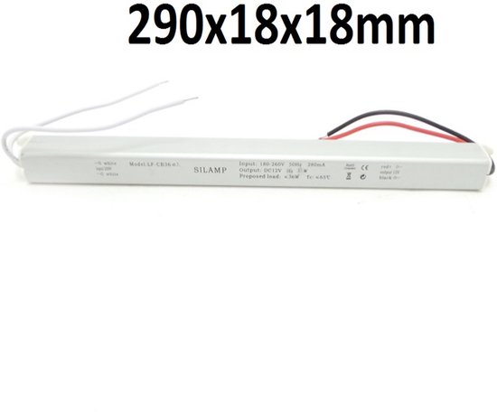 Transformator 220V 12V 60W IP44 DC 5A | bol