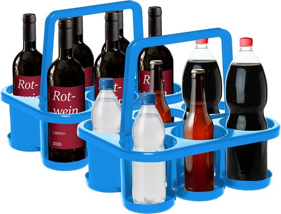 Novaliv 2X Flessendrager voor 12 Flessen - Stabiele Houding ...