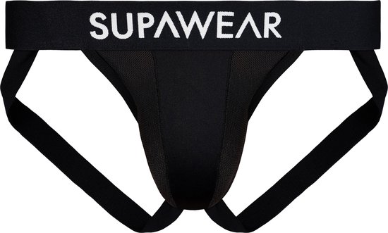 Jockstrap Vortex noir SUPAWEAR - Taille S - Sous-vêtements pour homme ...