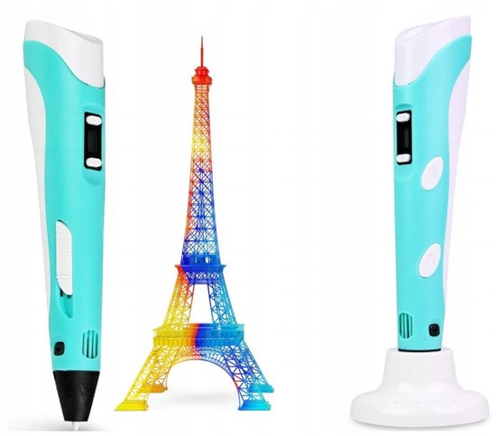 DreamCraft 3D Pen – XXL 110m PLA Filament Set + Sjablonenboek – 3D ...