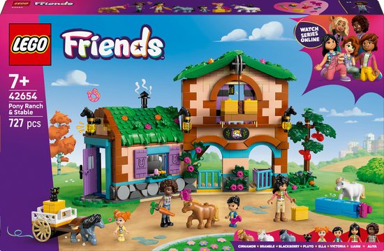 LEGO® Friends Ponyboerderij en Stal Bouwset - 42654 | bol