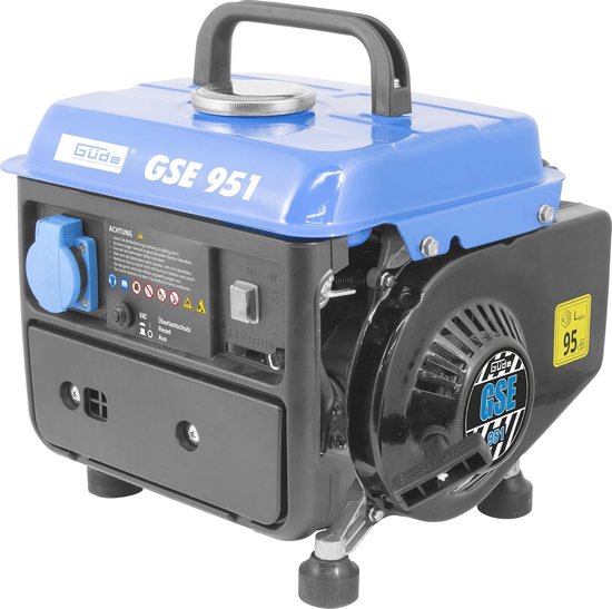 2-takt generator 1 kW voor vermogen en draagbaarheid, 15,6 kg, 650 W | bol
