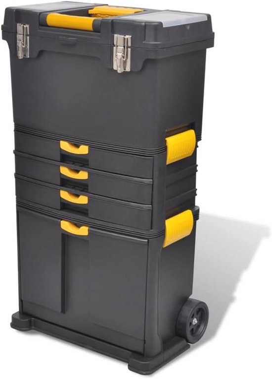 Verrijdbare Gereedschapskist met Wielen en Handvat ...