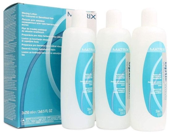 Matrix - Opti Wave Permanentvloeistof voor gevoelig haar - 3x250ml | bol