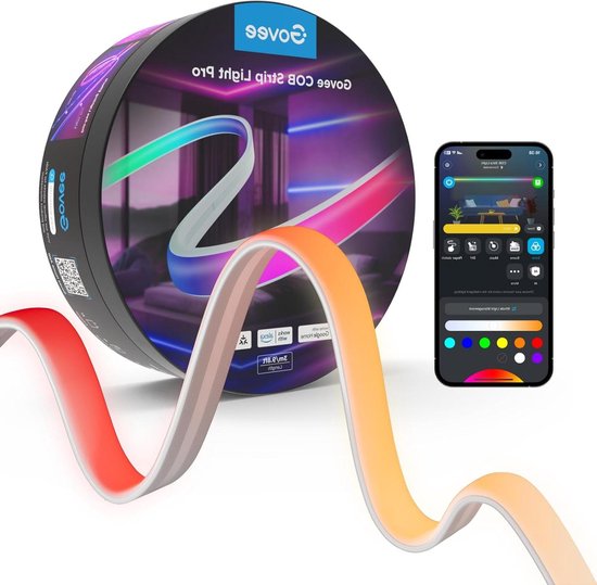 COB Strip Light Pro 3m slimme LED-strip RGBIC - Compatibel met Alexa ...