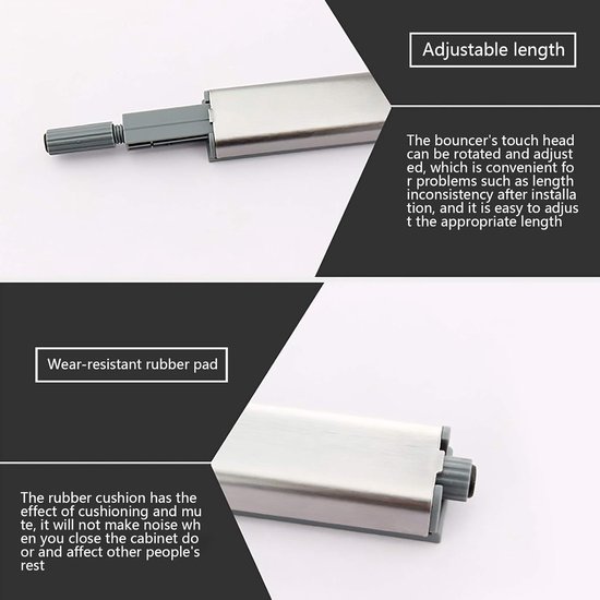 Magnetische Deursluitingen - Veilig en Gebruiksvriendelijk - 10 Stuks | bol