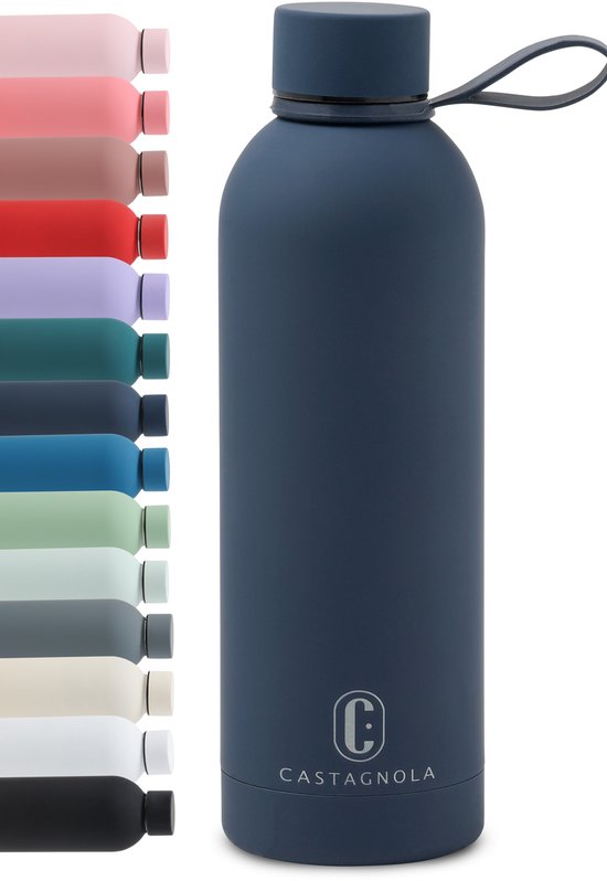 Castagnola Waterfles - RVS Drinkfles 500 ML - Stalen Thermosfles ...