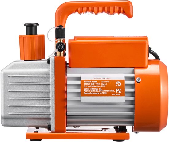 5 CFM Vacuümpomp, HVAC Enkeltraps Roterende Schoepen, Harsontgassing ...