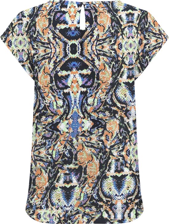 ONLY - ONLNOVA LIFE VIS S/S TOP WVN - Dames - Blouses | bol