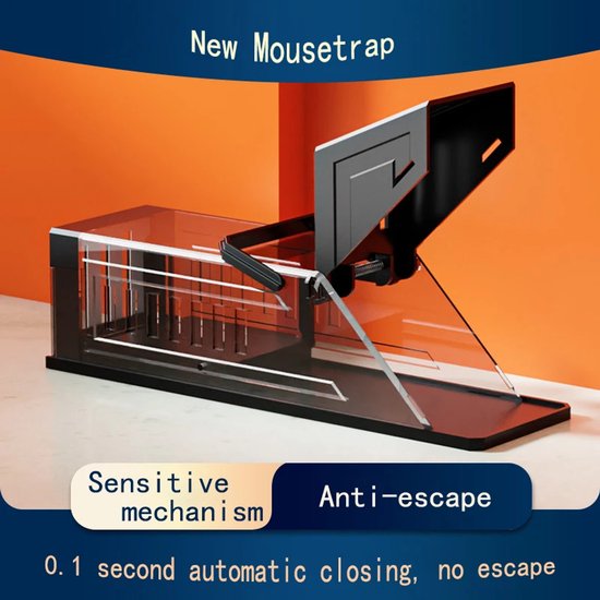 Volautomatische Muizenval Kooi – Gevoelige Trigger Muizenvanger ...