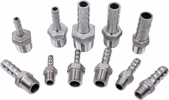 Stainless Steel SS304 Male Thread Coupling Fitting Connector BSP for ...