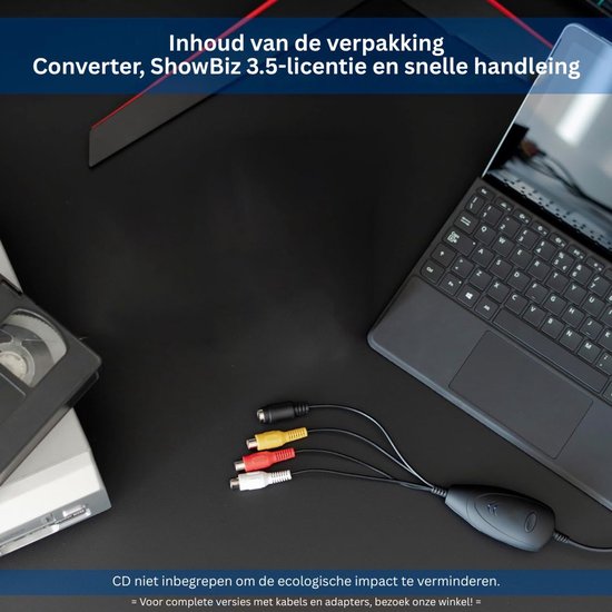 CRLYN® Vhs Videorecorder - Videobanden Digitaliseren - Vhs speler - Zwart | bol