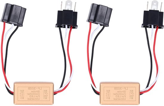LED Flash Module 9-30 V LF-300B H4 Flash Strobe Controller Continu Strobe Relais... | bol