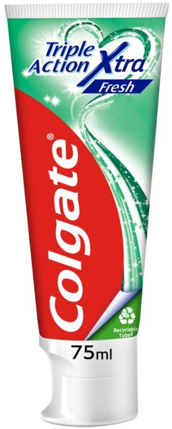 Colgate - Triple Action - Xtra Fresh - Tandpasta - 75ml ...