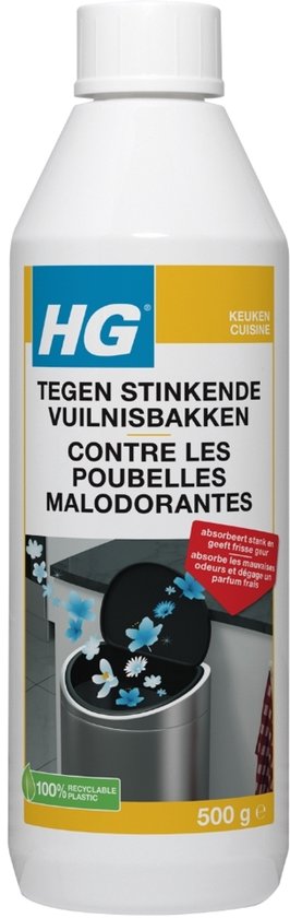 HG - Tegen Stinkende Vuilnisbakken - Neutraliseert Geuren - 500 g ...