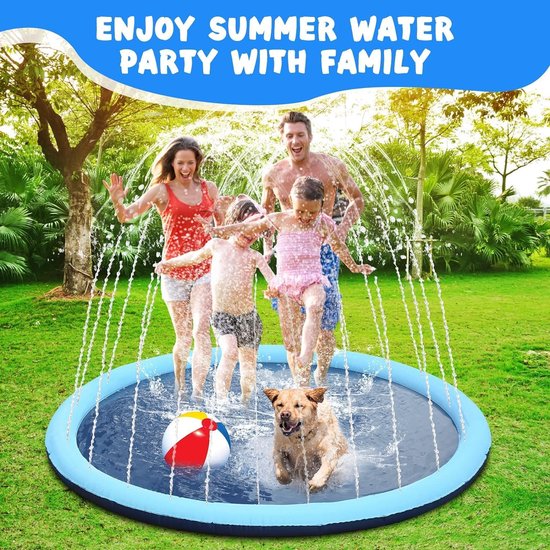 Dog Paddling Pool - Foldable - Portable Pool for Pets and Children | bol