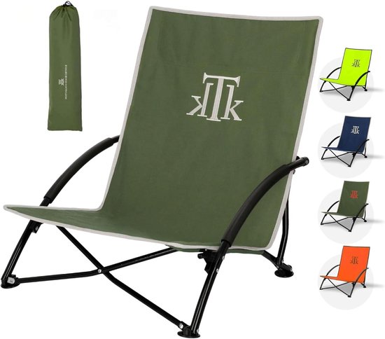 Strandstoel opvouwbaar premium kwaliteit licht 27 kg met tas elegant en ...