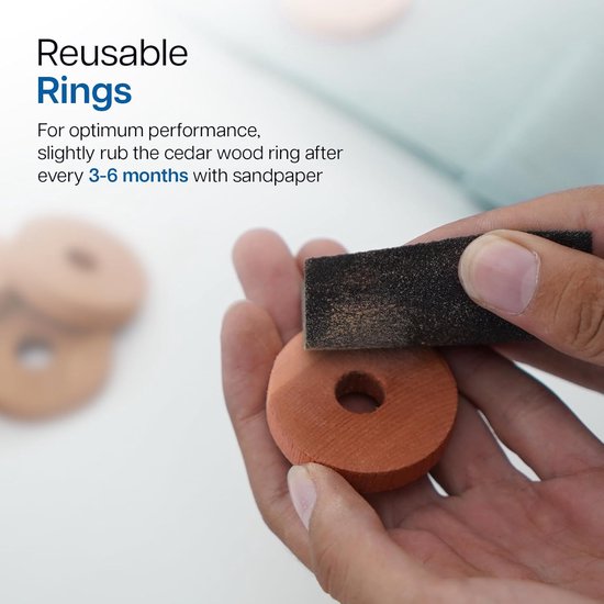 Lexium Mottenballen - Motten Bestrijden - Cederhout tegen Motten | bol